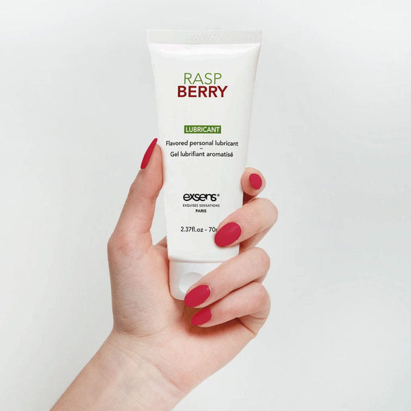 Raspberry Water-Based Vegan GMO Free Intimate Sex Lubricant - EXSENS ...